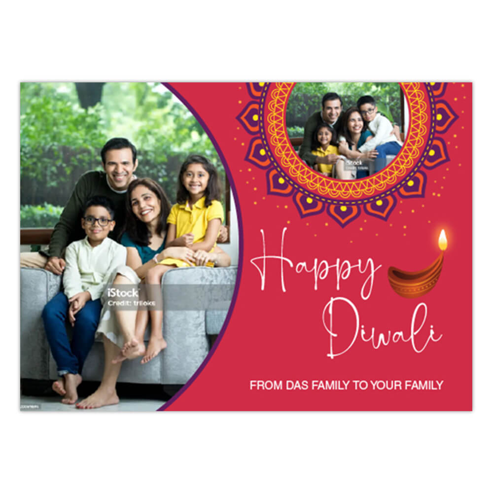 Love of Rangoli - Beautiful Diwali Photo Cards | HiTech Albums