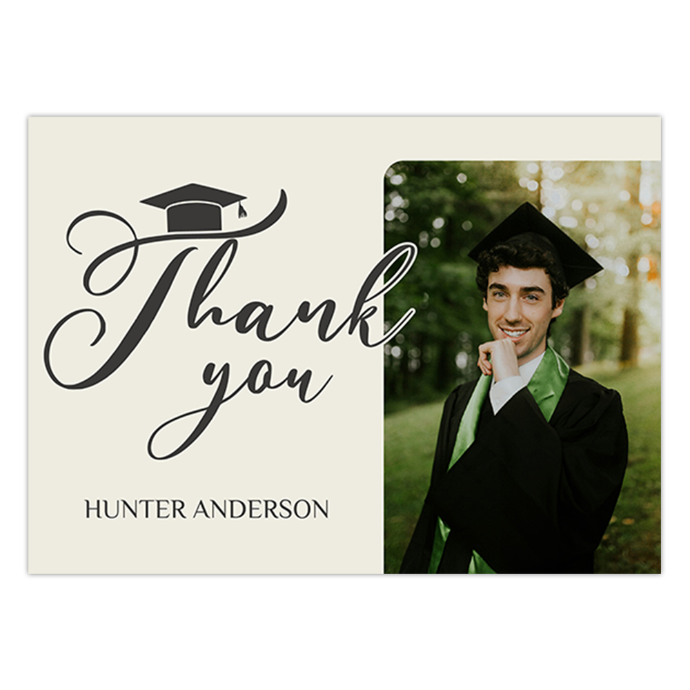 Classy Graduate | Premium Graduation Thank You Cards | HiTech Albums