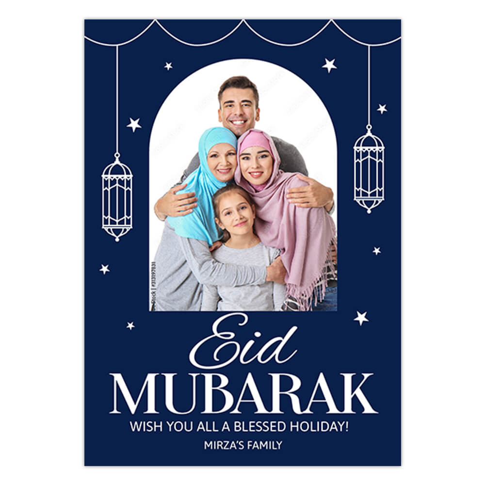 Eid Arch Card Design Online USA | Hitech Albums