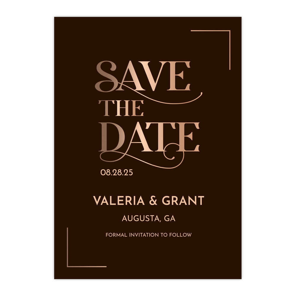 Golden Hour Invitation| Elegant Photo Album Designs | HiTech Albums