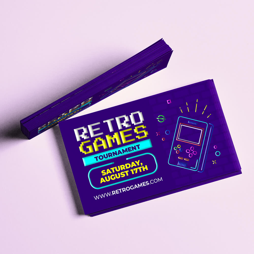 Embossed Gloss Business Cards |Online Printing Cards | HiTech Albums