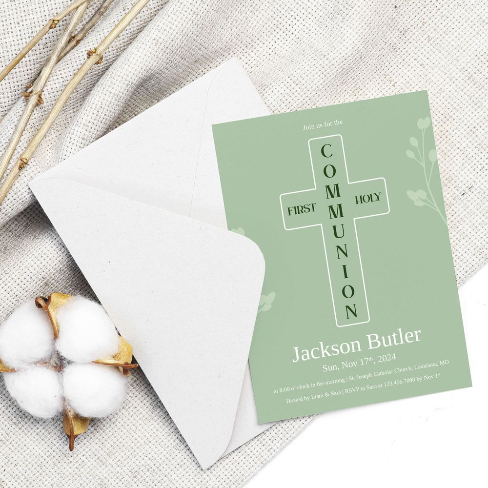 Holy Blessings Card Design Online USA