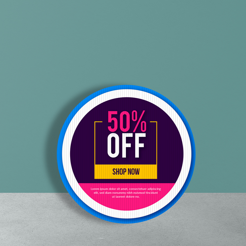 Coroplast Signs printing design online USA