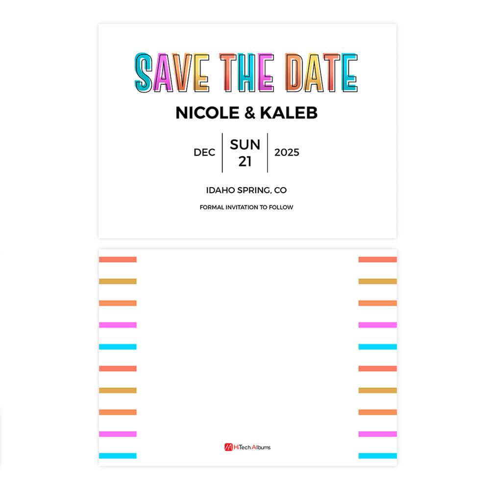 Colorful Countdown: Vibrant Designs for Your Photo Albums | HiTech Albums